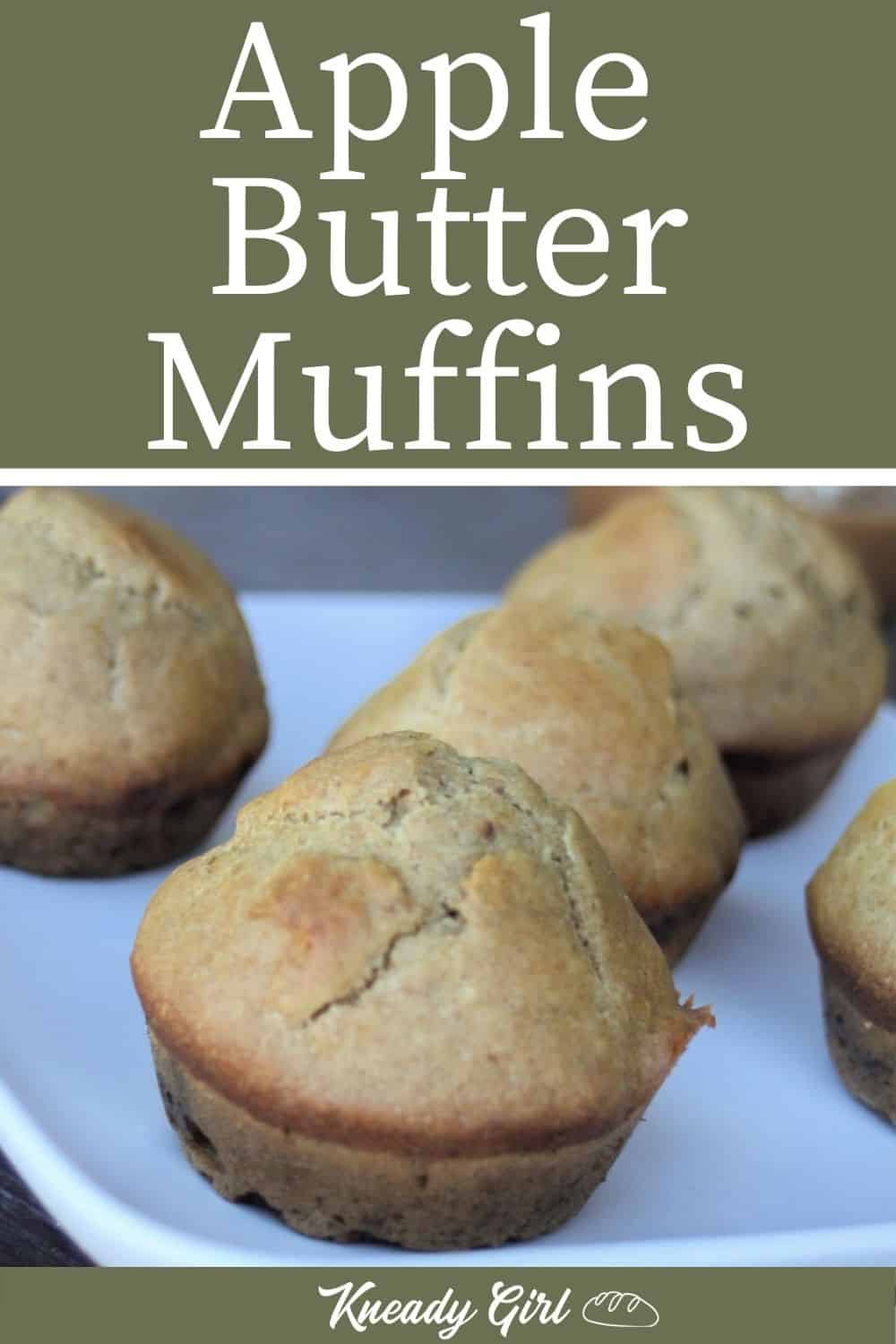 Easy Homemade Apple Butter Muffin Recipe - Kneady Girl