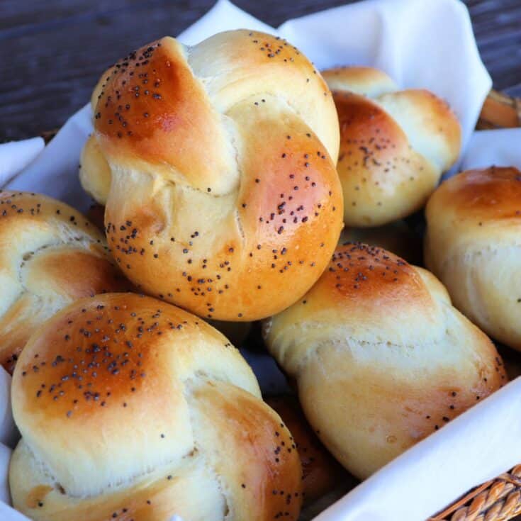 Challah Rolls — Soft & Rich Egg Bread Rolls - Kneady Girl