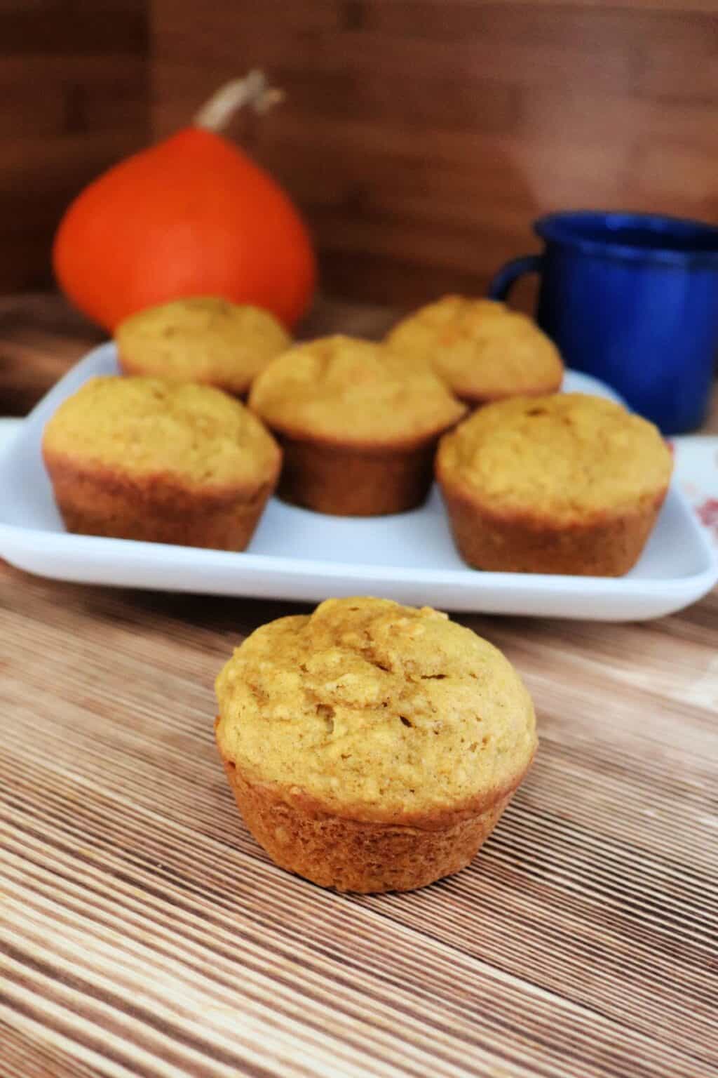 Pumpkin Muffins with Maple Syrup Recipe - Kneady Girl